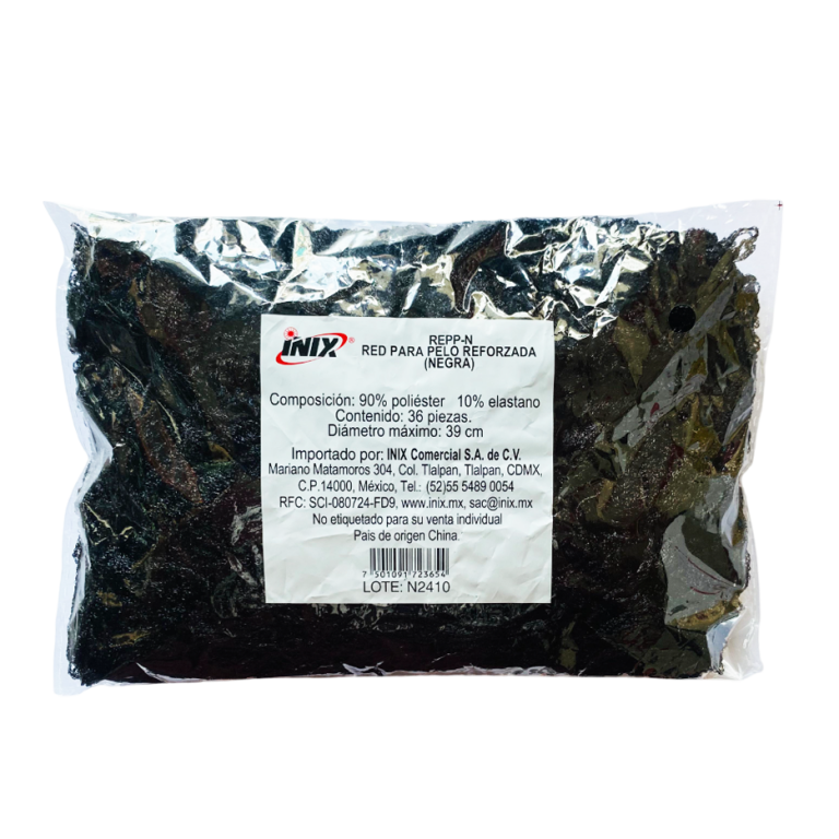 Redecillas Negras Reforzadas INIX - Calidad y Mejor precio